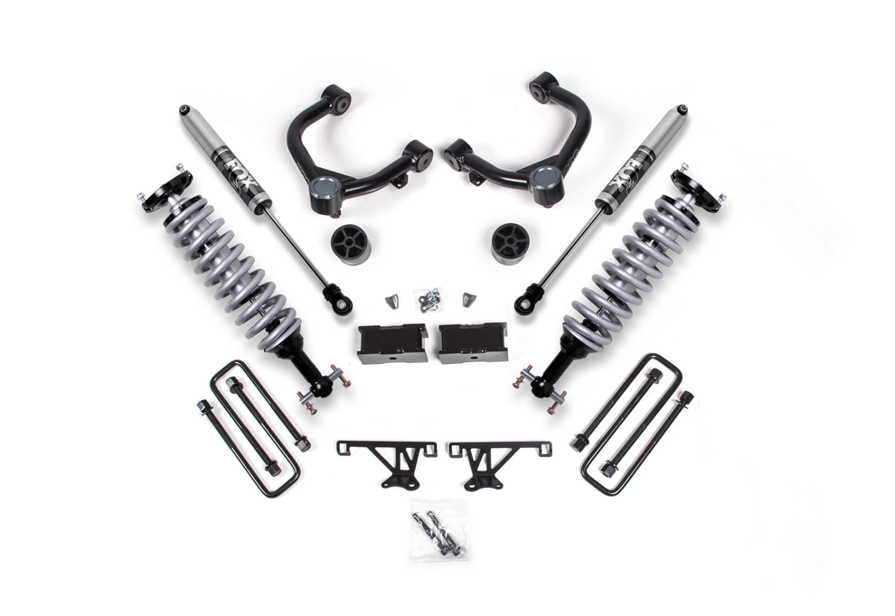 BDS 3.5 Inch Lift Kit | FOX 2.5 Performance Series|Chevy Silverado 150 ...